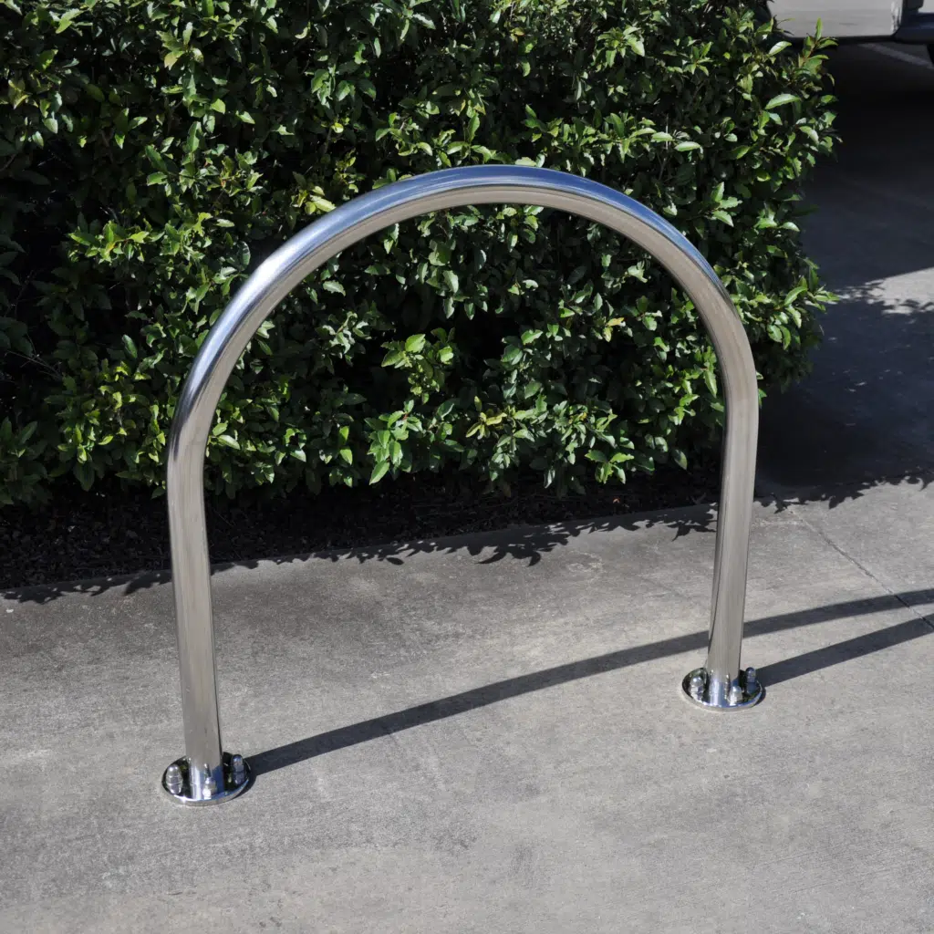 Curved Single Bike Rack | Urban+ Fountains & Furniture